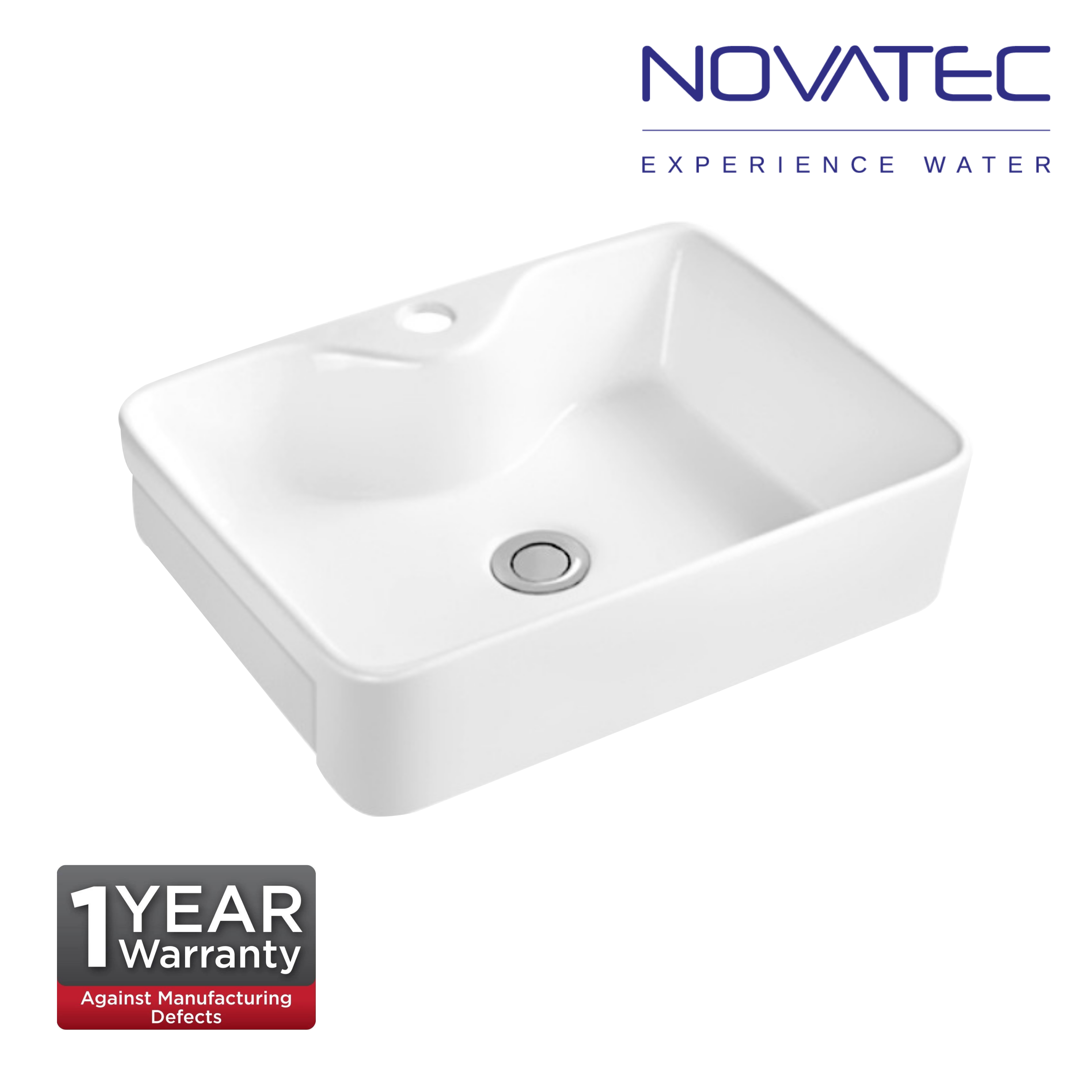 Novatec SW Serifos 480 Srb Semi-Recessed Basin